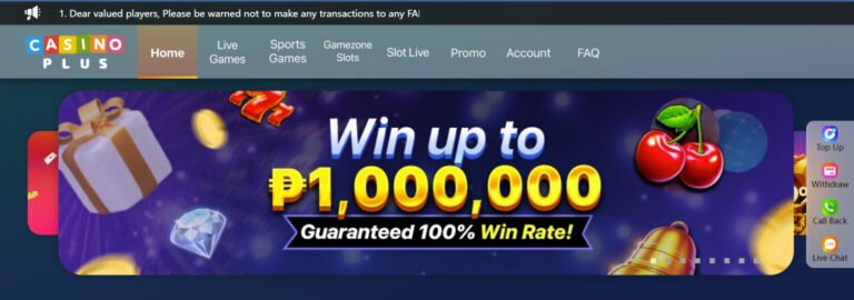 Casino Plus Review - Online Casino Gambling - Philippines