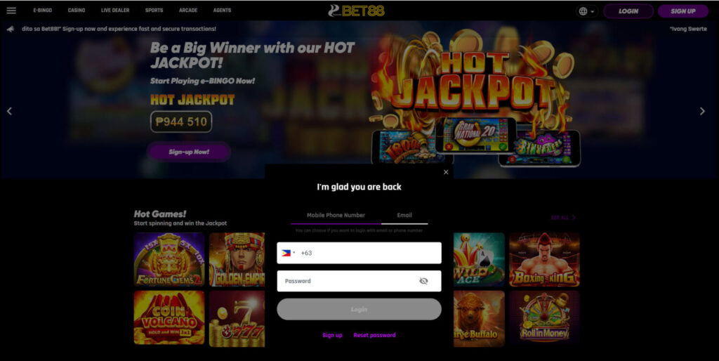 Bet88 Review - Online Casino Gambling - Philippines