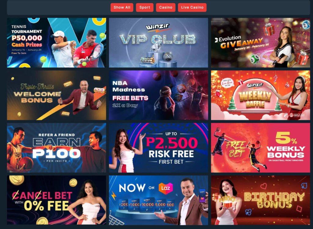 Winzir Review - Online Casino Gambling - Philippines